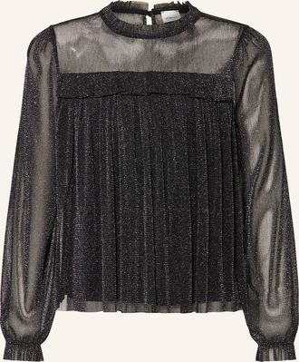 s.Oliver S.Oliver Red Blusenshirt Mit Glitzergarn schwarz