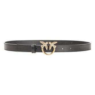 Pinko Love Berry H2 Belt Veau Set Ceinture Femme, Z99q_noir-antique Gold, M
