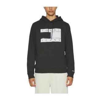 Tommy Hilfiger Flag Spray Hoodie - - Sweatshirts & Hoodies - Herren - Schwarzk - S