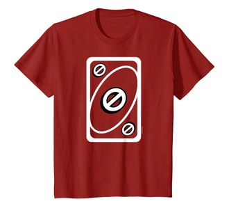 Uno Rote Skip-Karte T-Shirt