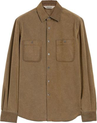 Aspesi Homme, Chemises, Brun, Taille: L Casual Shirt