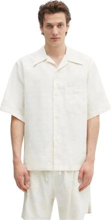 Wales Bonner Wales Bonner, Homme, Chemises, Beige, Taille: 2XL Chemise de bowling Highlife