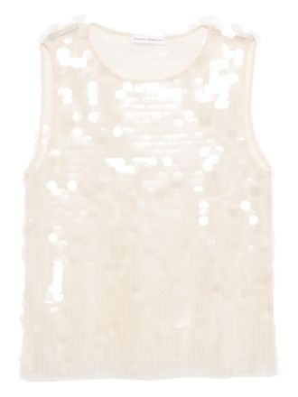 Niccolò Pasqualetti Carta Tanktop - Weiß
