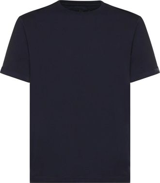 Fay Homme, Tops, Bleu, Taille: M T-shirt &agrave; col rond