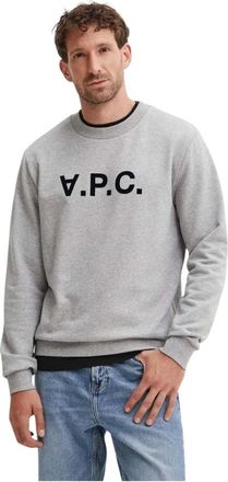 A.P.C. A.p.c., Homme, Sweatshirts et sweats &agrave; capuche, Gris, Taille: XS SweaT-shirt Standard Grand VPC