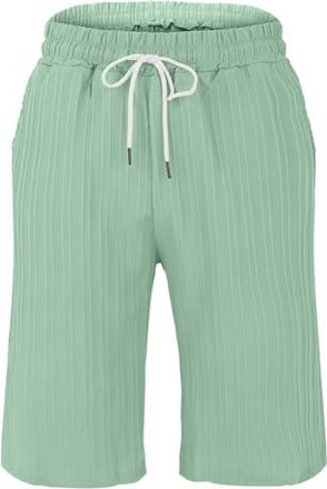 Generic Short de bain pour homme - Short de plage d&eacute;t&eacute; - S&eacute;chage rapide - Short de bain pour homme, Vert, L