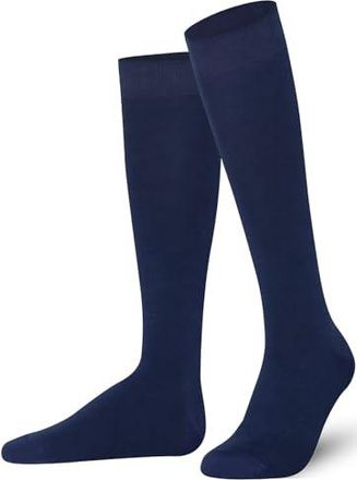 MySocks MySocks Plaine Genou chaussettes,Marine,36-41 (étiquette 4-7)