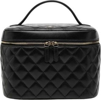 Chanel Sac Vanity Pre-owned - Femme - Pre-owned - Noir - Taille: ONE Size