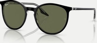 Ray-Ban Phantos - Lunettes de soleil à verres gris polarisés - Noir