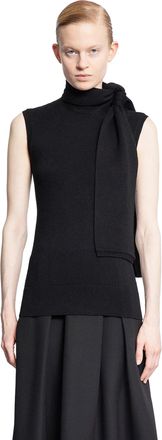 Toteme Sleeveless scarf knit top