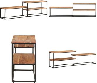 vidaXL Vidaxl - TV-Schrank 180x30x50 cm Akazie Massivholz - tv Schrank - Holzmöbel - Akasienholzmöbel - Industrieller Stil - Regal - Home & Living
