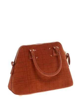 Maison Margiela sac cabas 5AC en daim - Marron