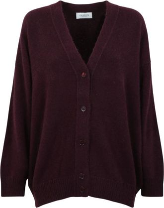 Laneus Cardigan en cachemire et soie - Femme - Pulls - Violet - Taille: 36 FR