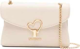 Love Moschino Femme, Sacs, Beige, Taille: ONE Size Quilted Crossbody Bag