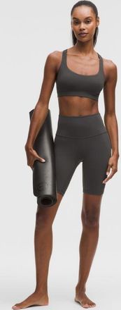 lululemon Short Align taille haute pour Femmes - 20 cm - Gris - Taille 10