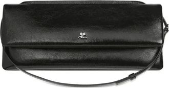 Courr&egrave;ges Femme, Sacs, Noir, Taille: ONE Size Cuff Naplack Clutch