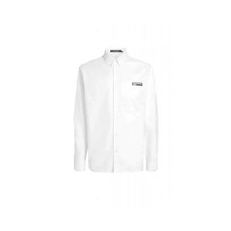 Karl Lagerfeld Poplin Hemd - - Shirts - Herren - Wei&szlig; - L