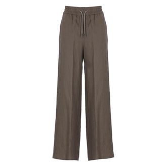 PANICALE Panicale, Femme, Pantalons, Brun, Taille: 42 FR Pantalon &agrave; Cordon de Serrage
