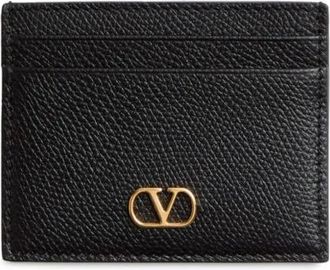 Valentino Garavani Femme, Accessoires, Noir, Taille: ONE Size Porte-cartes &agrave; fermeture &eacute;clair Vlogo noir