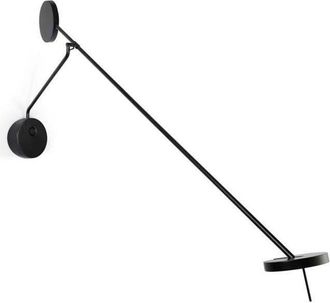 Leds - C4 Grok Invisible - LED Wandleselampe Matt Blac Touch Dimmer 765lm 2700K