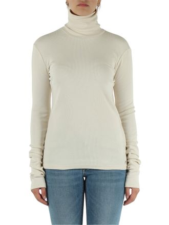Replay Damen W3445 T-Shirt, 300 Winter White, Small