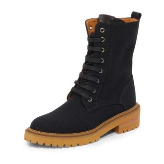 Via Roma 15 Canvas Anfibio Stiefel - - Shoes - Damen - Schwarzk - 39 EU