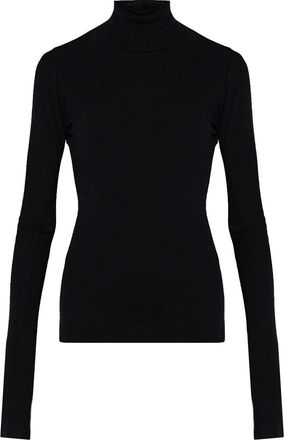 Jil Sander pull &agrave; col roul&eacute; - Noir