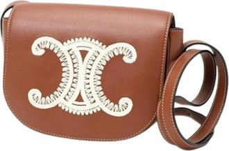 Celine Sac bandouli&egrave;re vintage doccasion - Femme - Pre-owned - Brun - Taille: ONE Size