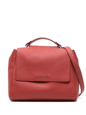 Orciani sac &agrave; main Sveva Soft en cuir - Orange
