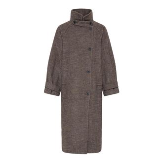 Ichi Ihgaziva Mantel - - Coats - Damen - Braun - L