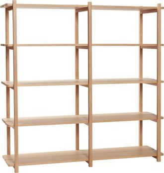 H&uuml;bsch Biblioth&egrave;que 5 niveaux en ch&ecirc;ne FSC H&uuml;bsch