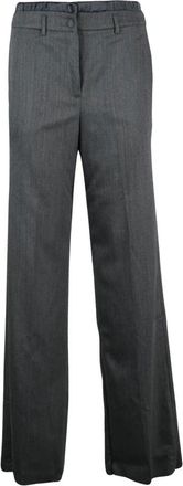 Marella Tombola Pantalon Large - Femme - Pantalons - Gris - Taille: 36 FR