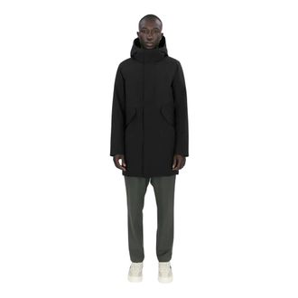 Elvine Hjalmar Parka - - Coats - Herren - Schwarzk - 2XL