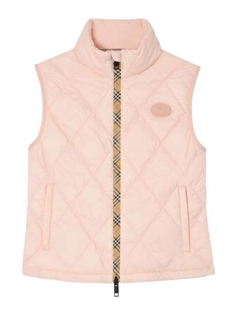 Burberry Blouson Rembourr&eacute; - Rose