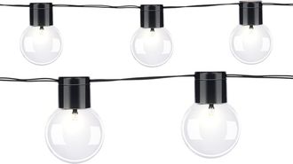 Grundig Grundig Solar Lichterkette 4,85 m LED Außen Gartenbeleuchtung Solarbetrieben - Gartenlichter mit automatischem Tag/Nacht-Sensor - Kaltweiß