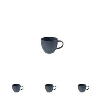 like. by Villeroy & Boch Crafted Espressotasse Blau, Sp&uuml;lmaschinenfest, Mikrowellensicher, Tasse, Kaffeetasse, Trinkgeschirr, Mokkatasse, Premium Porzellan (Packung mit 4)