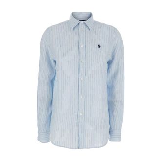 Polo Ralph Lauren Homme, Chemises, Bleu, Taille: M Chemise Sport Tiss&eacute;e