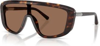 Dolce & Gabbana Homme, Accessoires, Brun, Taille: ONE Size Lunettes de soleil rectangulaires