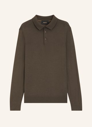 HUGO BOSS Pullover L-Ovio Regular Fit braun