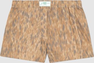 Ganni Short Printed Stretch Burro