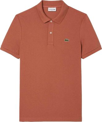 Lacoste L.12.12 Poloshirt f&uuml;r Herren, Piqu&eacute;, Schmal (Rot)