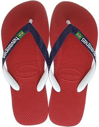 Havaianas Brasil Mix, Tongs Confortables, Durables et L&eacute;g&egrave;res, avec Semelle Antid&eacute;rapante, Adultes Unisexe