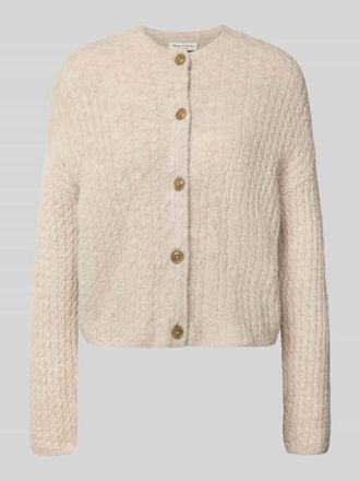 Marc O'Polo Regular Fit Strickjacke mit Schurwoll-Anteil