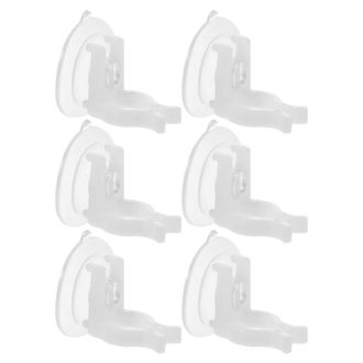 Artibetter SOIMISS 6 St&uuml;ck Teiliges Saugnapf kerzenhalter Clips f&uuml;r LED Kerzen Starker PVC saugnapf Einfache Montage an Glas Fliesen und W&auml;nden Vielseitiger Elek