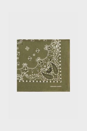 Gerard Darel Bandana en coton - OMAYA - Vert Kaki