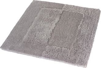 Kleine Wolke Badteppich Havanna, Baumwolle, Grau, 55x65 cm