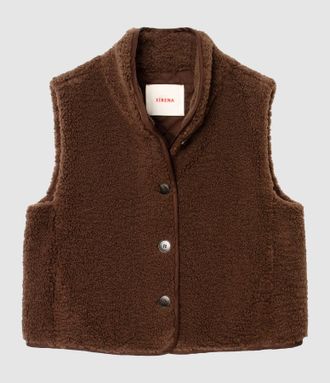 Xirena Gilet Kensi Chocolate Brown