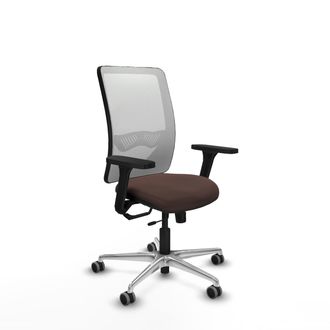 Piqueras y Crespo B&uuml;rostuhl Zulema mit 3D-Armlehnen, h&ouml;henverstellbare Lendenwirbelst&uuml;tze, ausgestattet mit Syncro/Traslack und Schneideschaum, mit Rollen von 65 mm, Pa