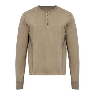 Rag & Bone Gekn&ouml;pftes T-Shirt - - Tops - Herren - Braun - M