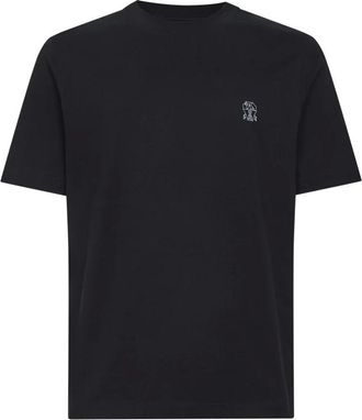Brunello Cucinelli Homme, Tops, Noir, Taille: M Brunello Cucinelli T-shirts et Polos